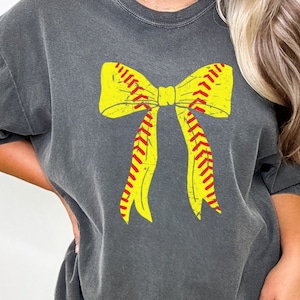 Distressed Bow Softball Digital Design / PNG - Etsy