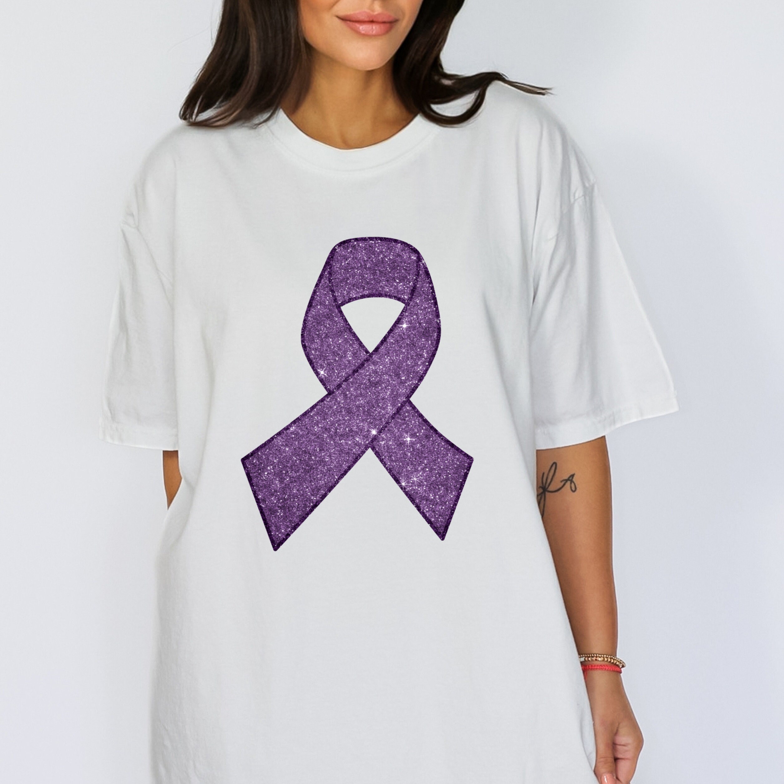 Glitter Pancreatic Cancer Ribbon Design / PNG - Etsy