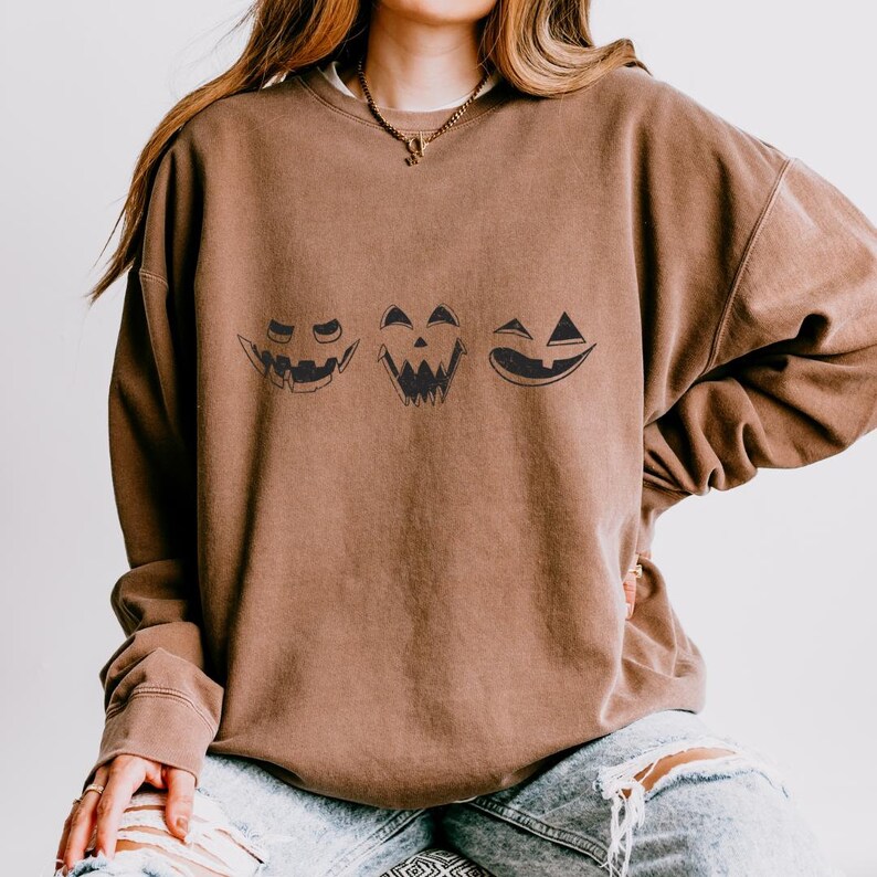 Three Jack O Lanterns Digital Design / PNG - Etsy