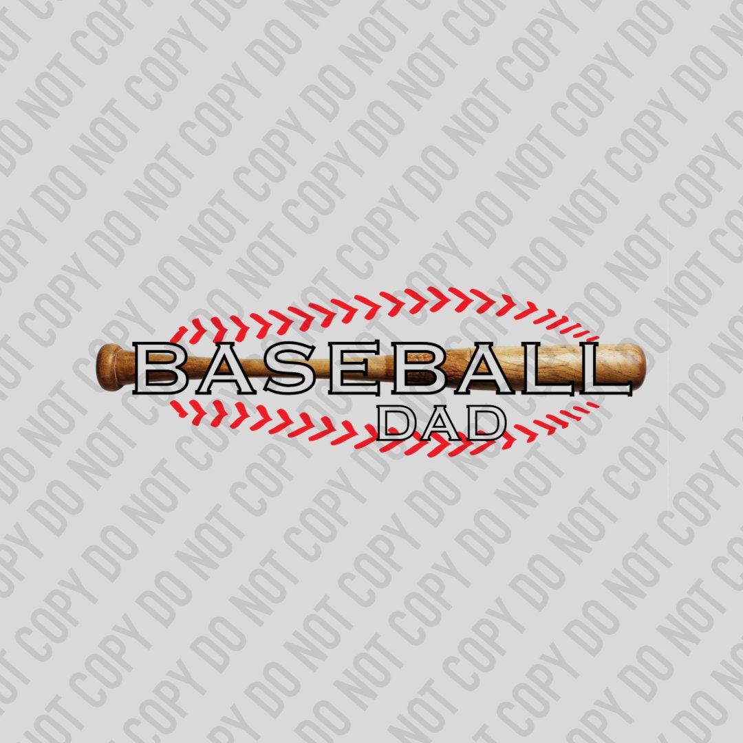 Baseball Dad Bat and Stitches Digital Design / PNG - Etsy