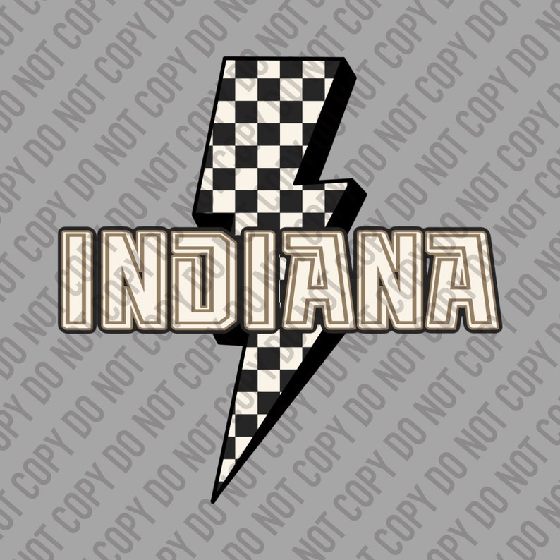 Bolt Indiana Digital Design / PNG - Etsy