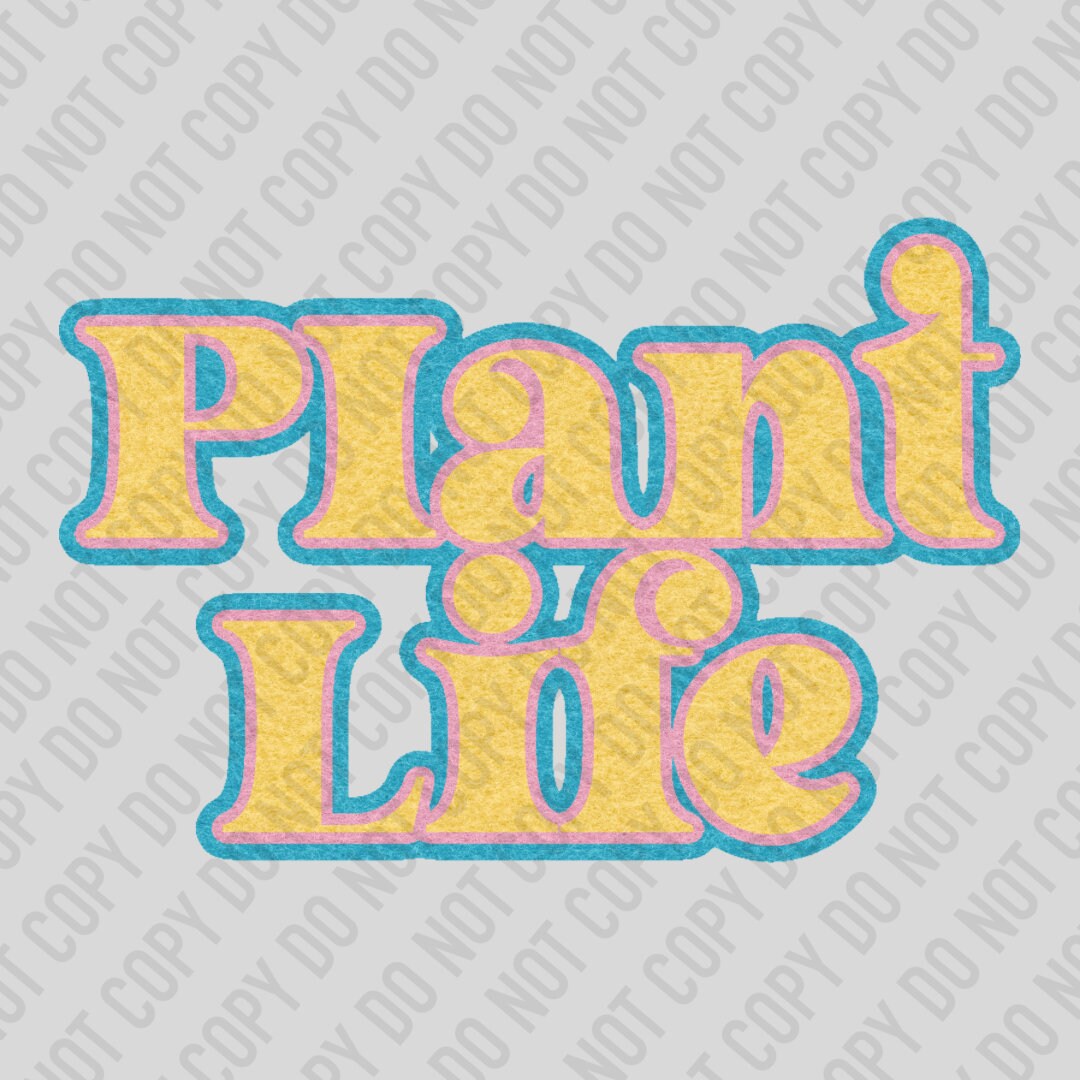 Faux Felt Spring Plant Life Digital Design / PNG - Etsy