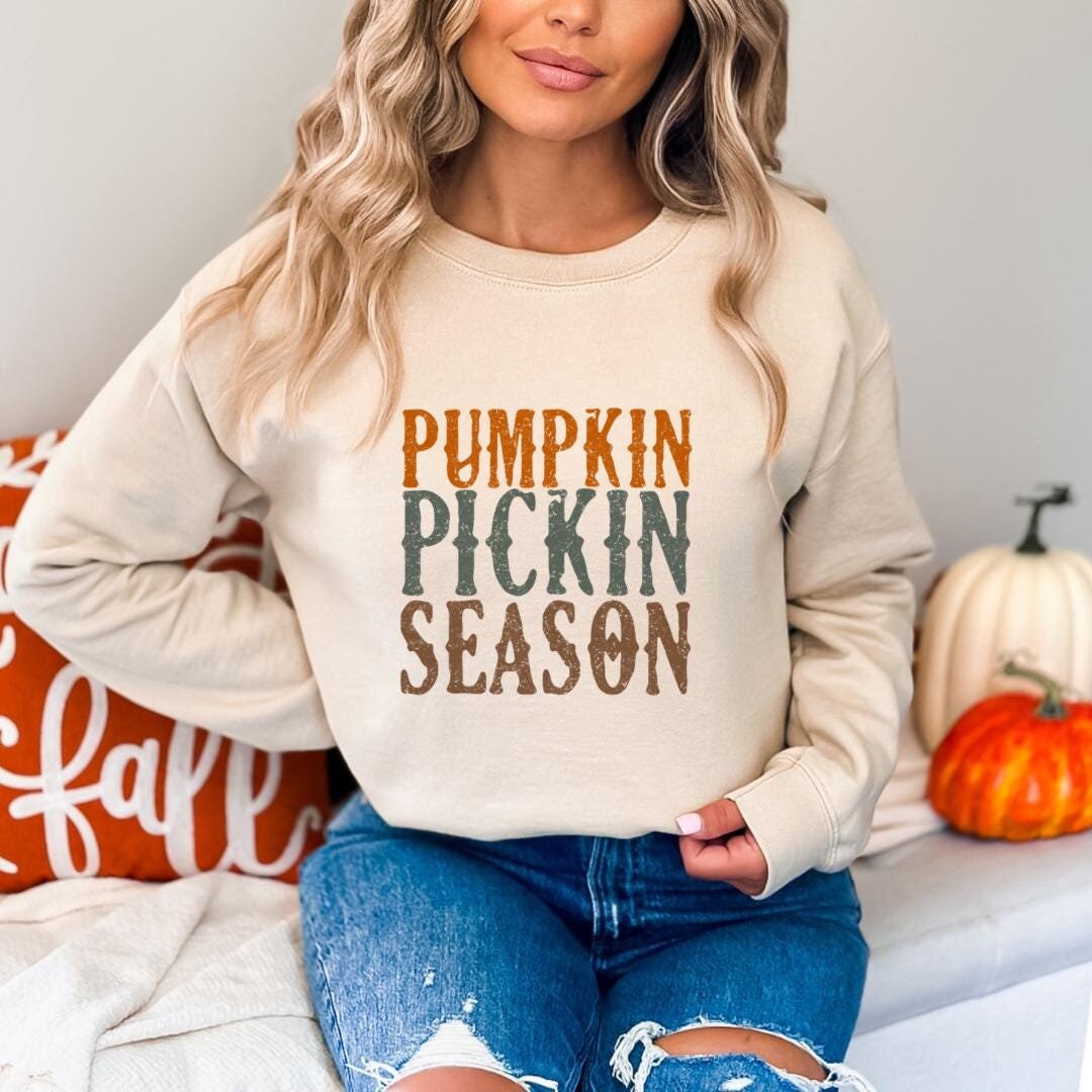 Pumpkin Pickin Season Digital Design / PNG - Etsy