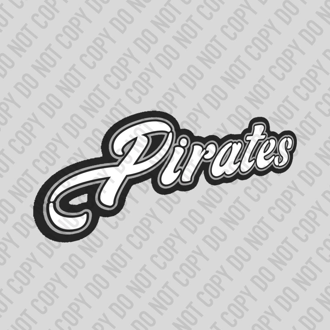 Cursive Pirates Digital Design / PNG - Etsy
