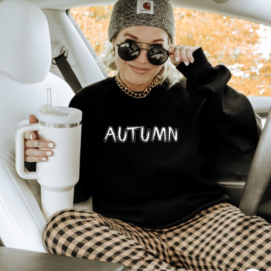 Dotted Autumn Digital Design / PNG - Etsy