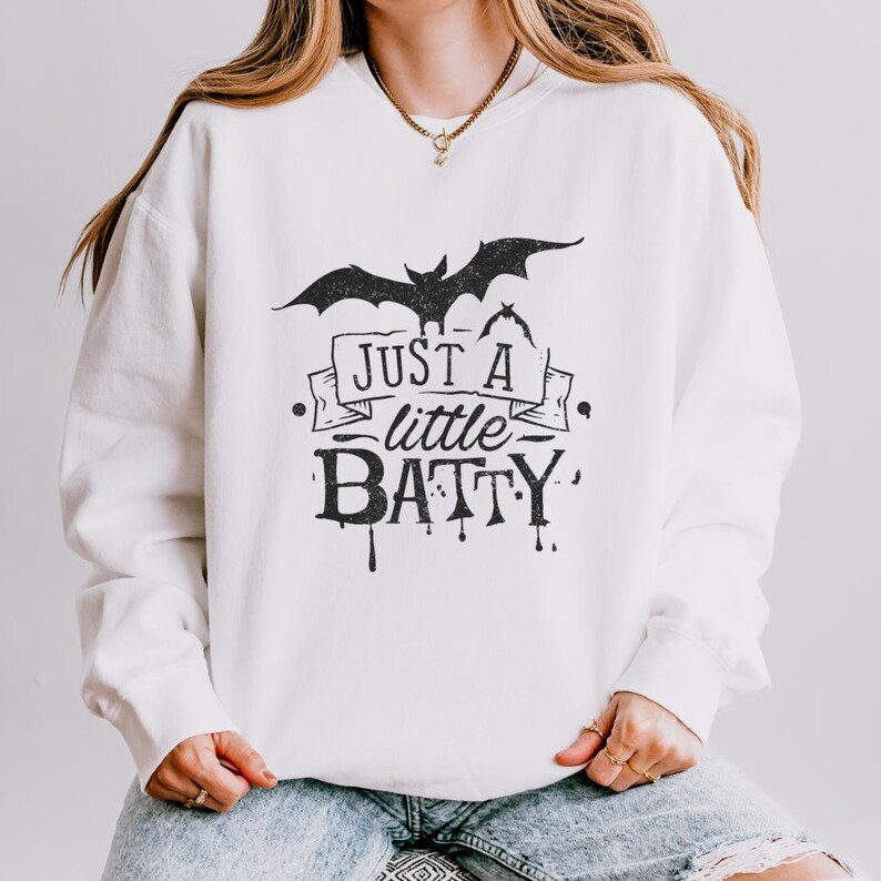 Just a Little Batty Digital Design / PNG - Etsy