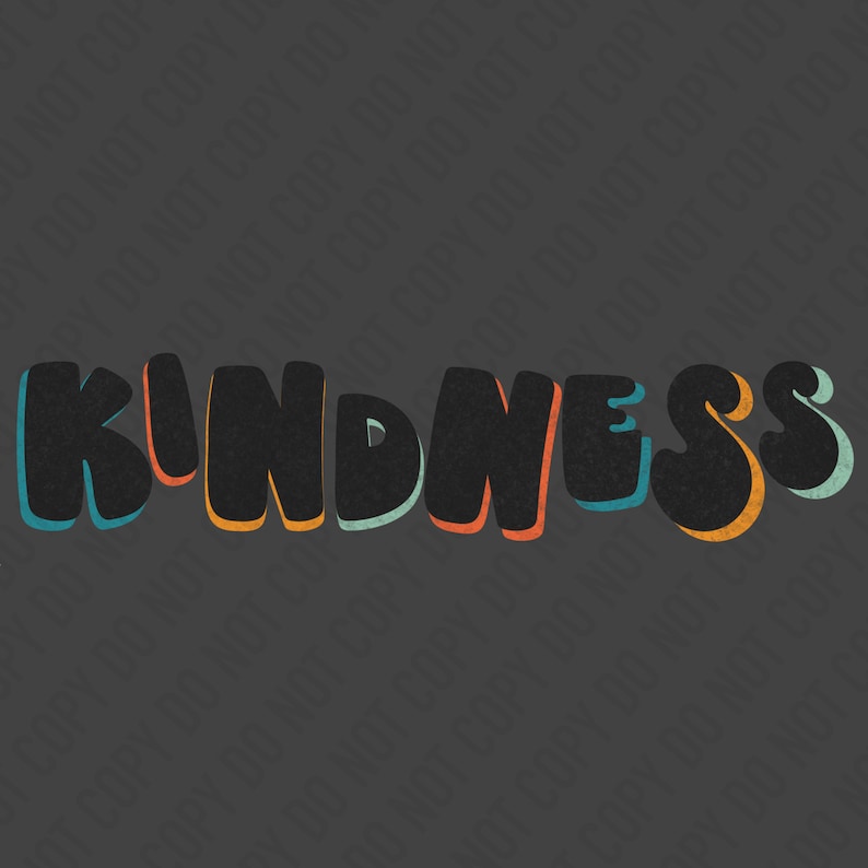 Kindness Digital Design / PNG - Etsy