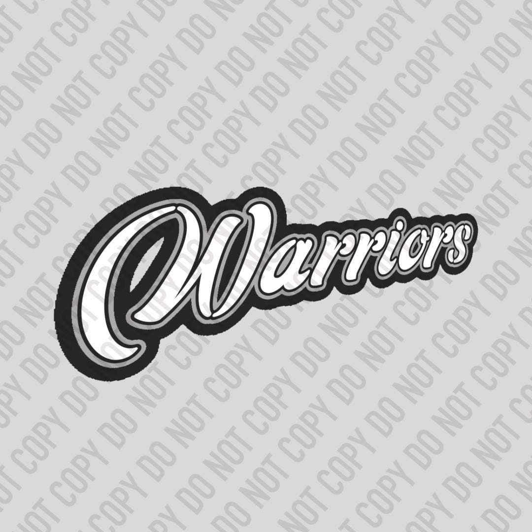 Cursive Warriors Digital Design / PNG - Etsy