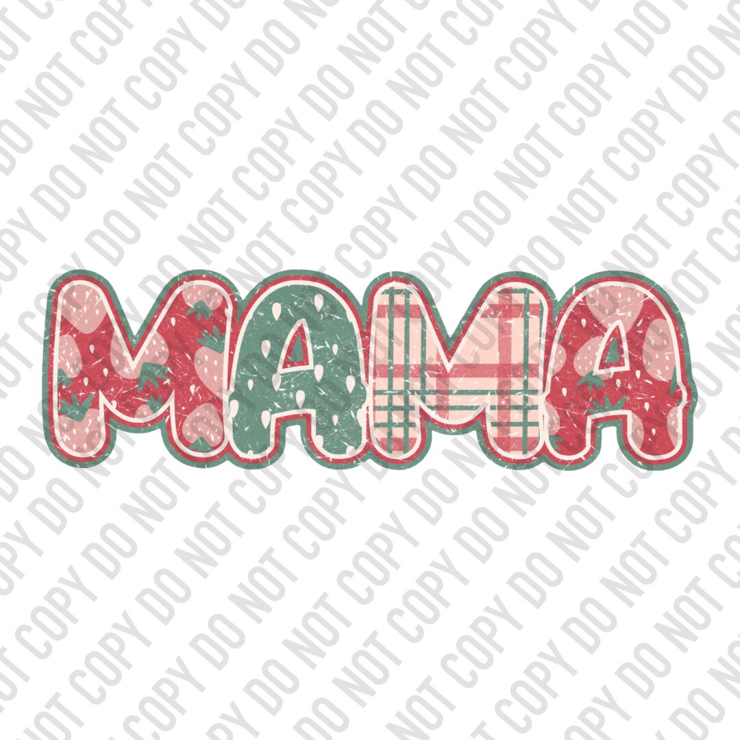 Distressed Berry Mama Digital Design / PNG - Etsy