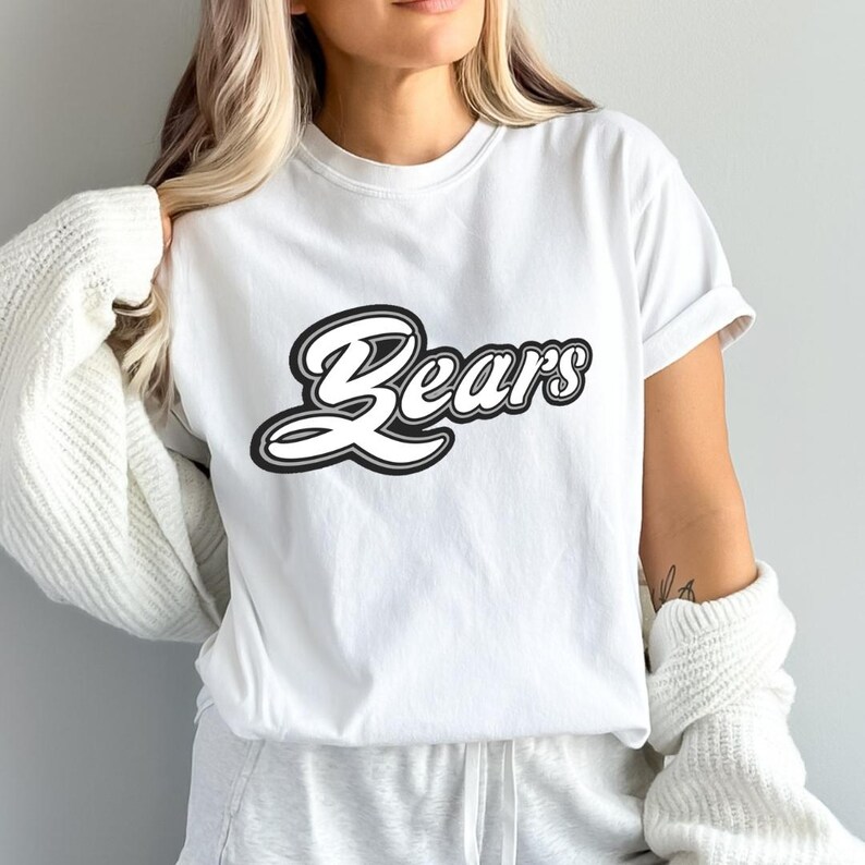 Cursive Bears Digital Design / PNG - Etsy