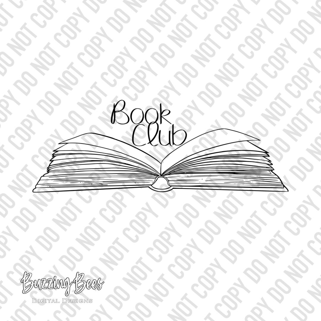 Book Club Digital Design / PNG - Etsy