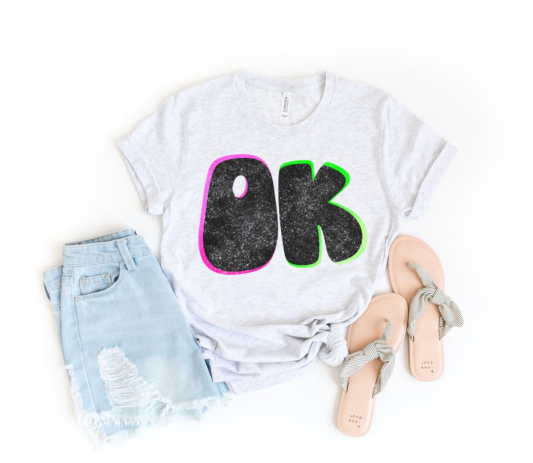 Neon OK State Digital Design / PNG - Etsy