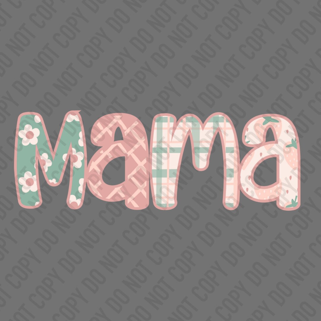Pastel Berry Mama Digital Design / PNG - Etsy