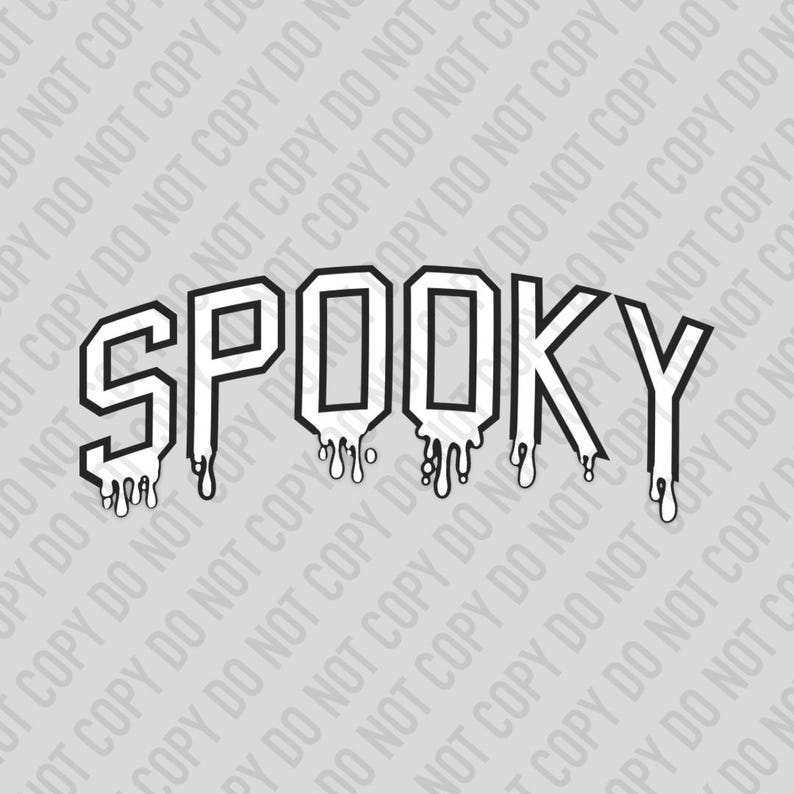 Drippy Spooky Season Digital Design / PNG - Etsy
