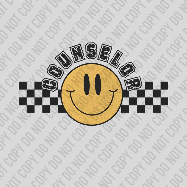 Retro Smile Counselor Digital Design / PNG - Etsy