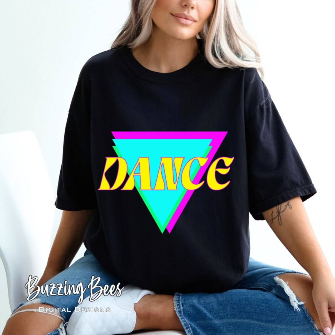 Neon Tri Dance Digital Design / PNG - Etsy