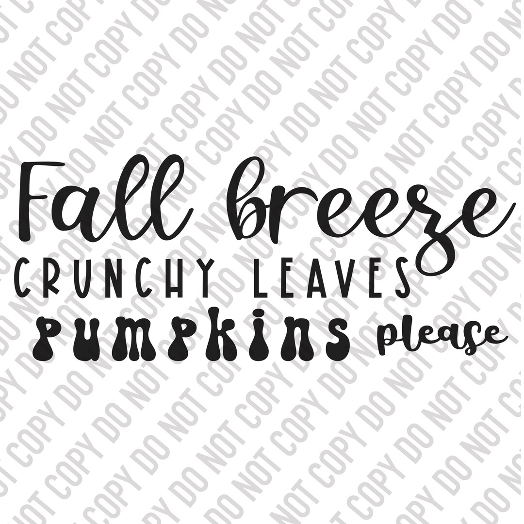 Fall Breeze Digital Design / PNG - Etsy