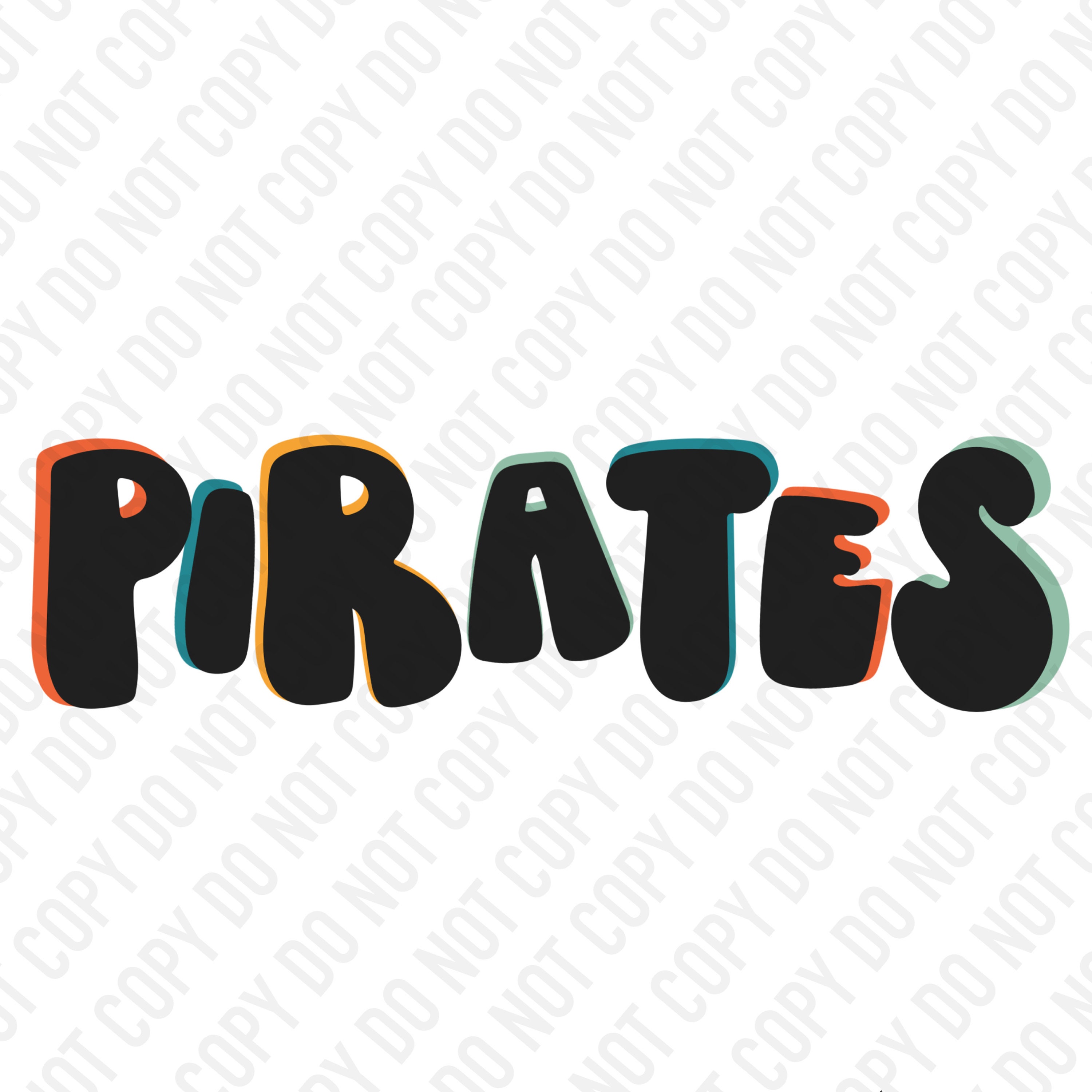 Colorful Pirates Digital Design / PNG - Etsy