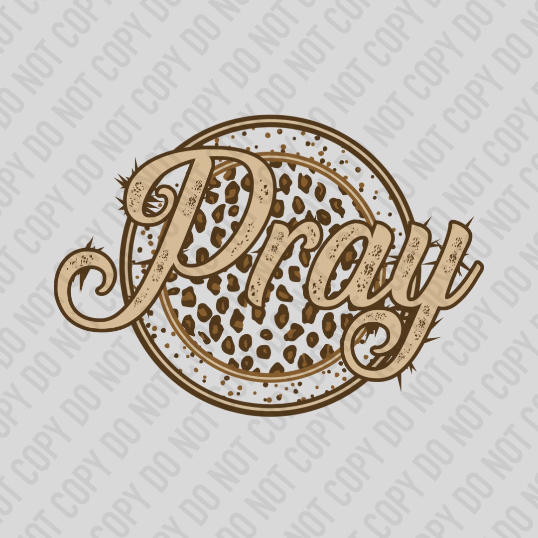 Leopard Pray Digital Design / PNG - Etsy