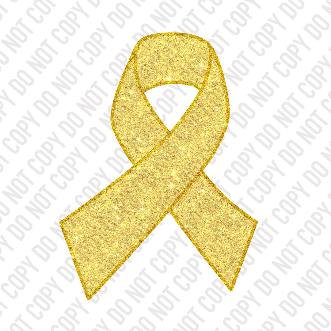 Glitter Sarcoma / Bone Cancer Ribbon Design / PNG - Etsy