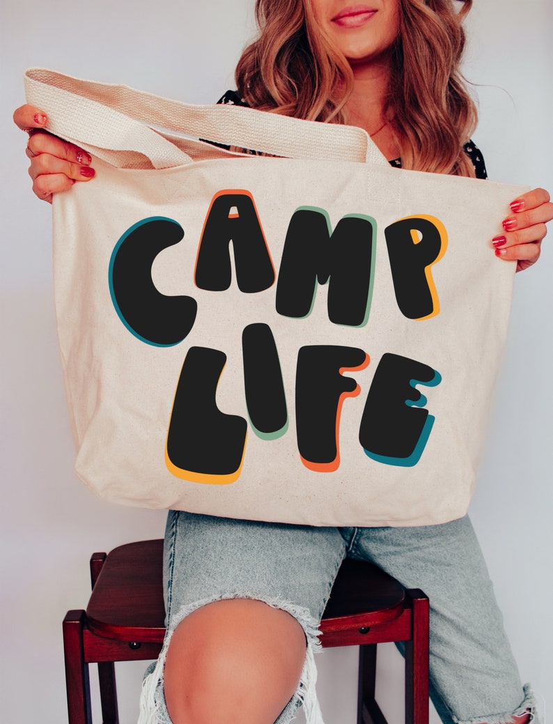 Colorful Camp Life Digital Design / PNG - Etsy