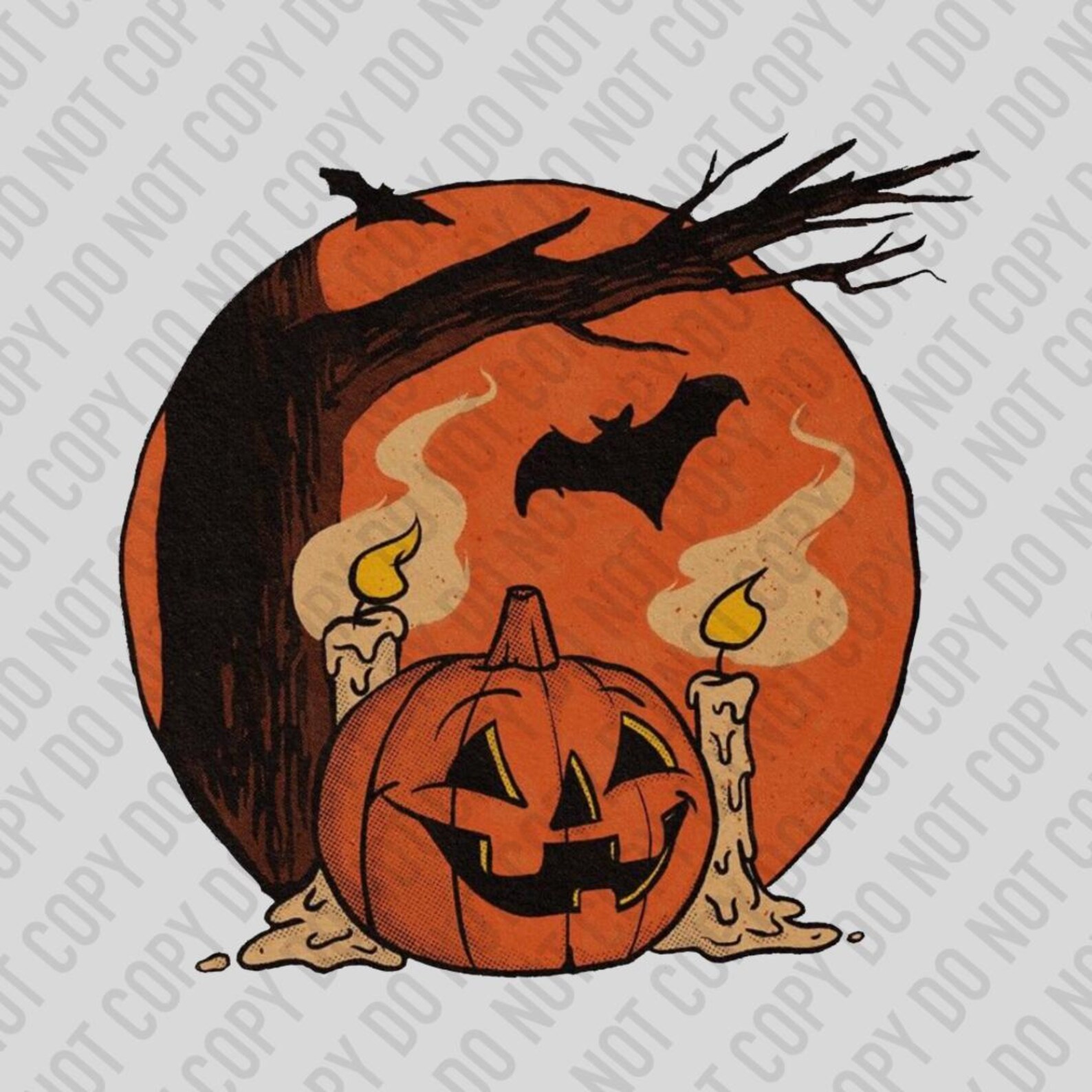Fall Jack O Lantern Digital Design / PNG - Etsy
