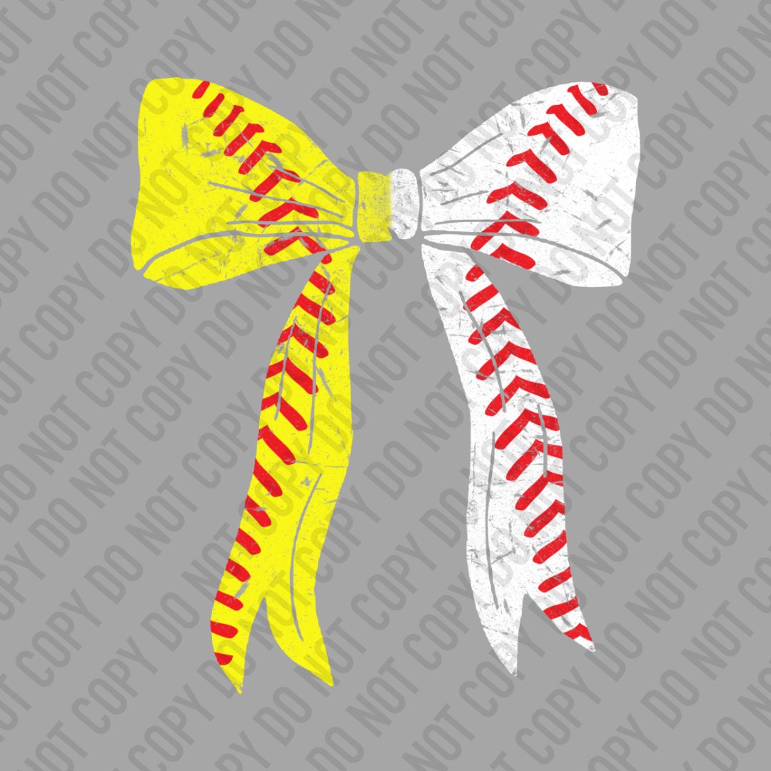 Distressed Split Bow Baseball/softball Digital Design / PNG - Etsy