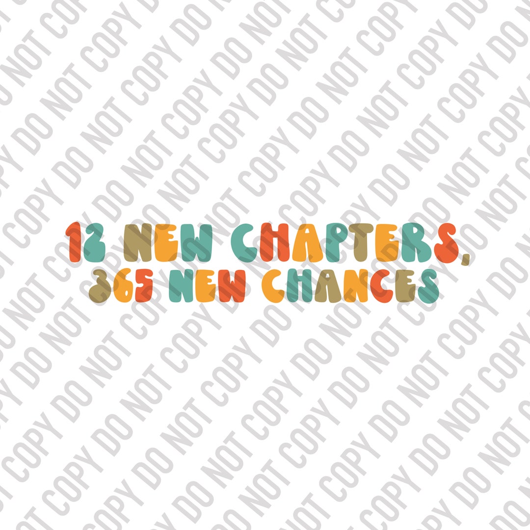 12 New Chapters Digital Design / PNG - Etsy