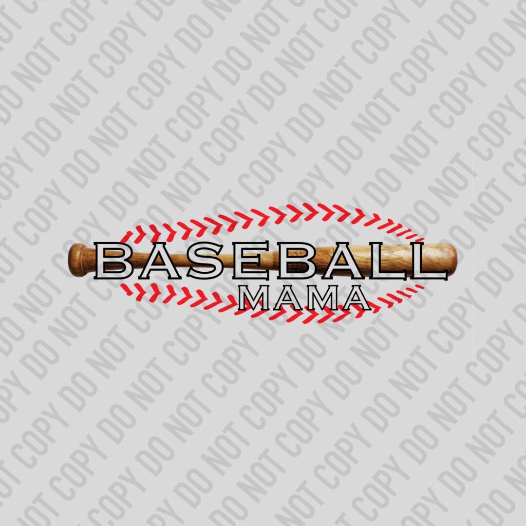 Baseball Mama Bat and Stitches Digital Design / PNG - Etsy