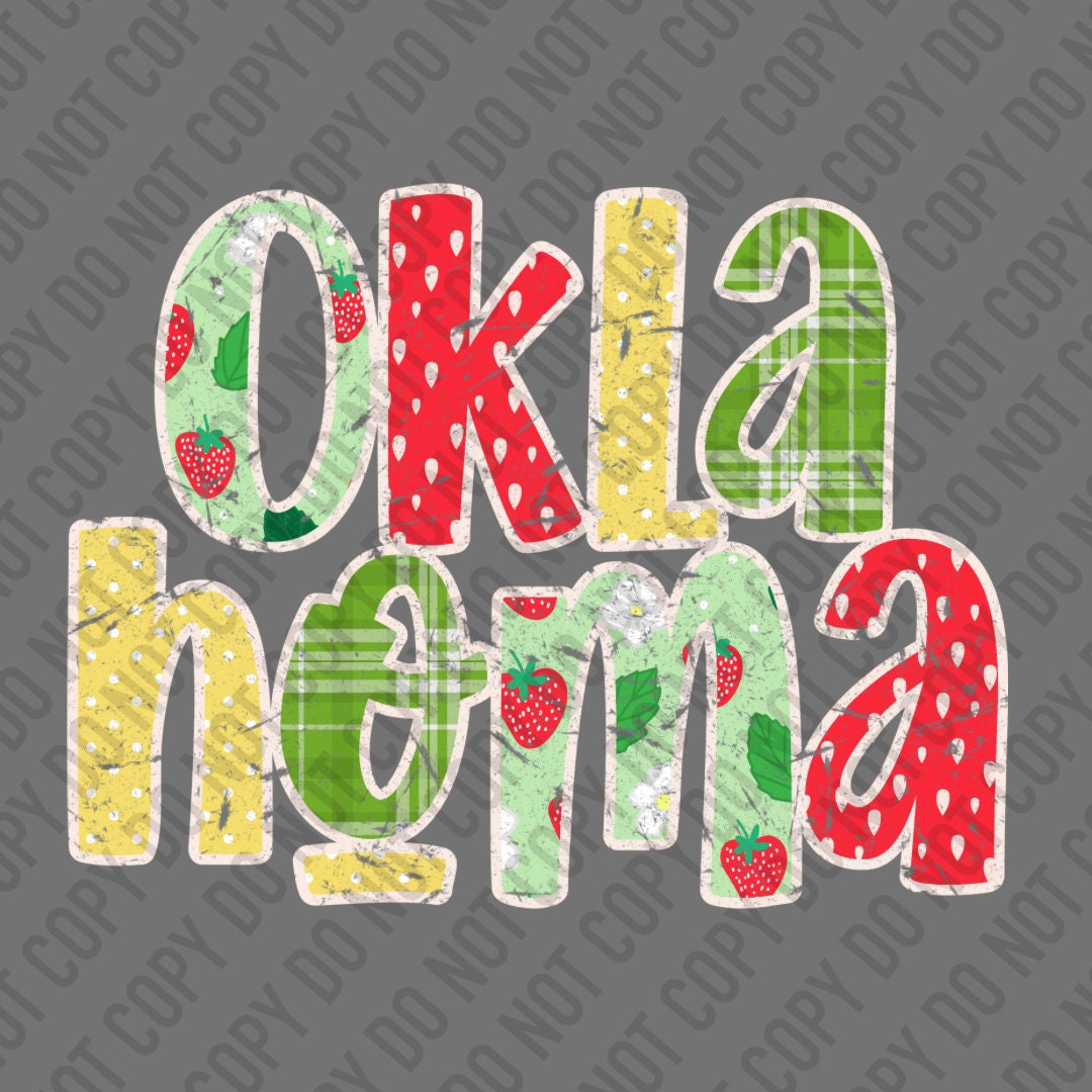 Distressed Picnic Oklahoma Digital Design / PNG - Etsy