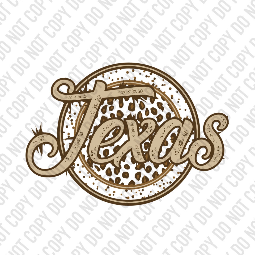 Leopard Texas Digital Design / PNG - Etsy
