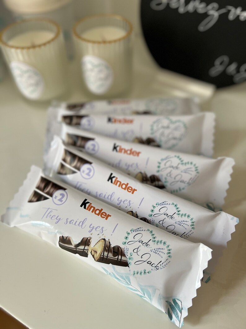 Kinder Bueno 100% Personnalisés Sur Votre Thème Pour Les Anniversaires ...