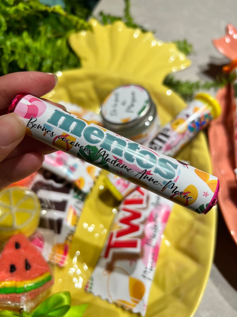 Mentos 100 % Personnalisés Sur Votre Thème Pour Anniversaires, Fêtes ...