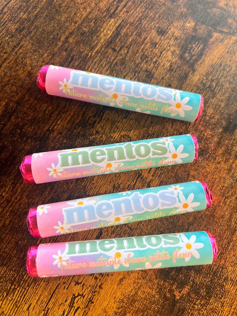 Mentos 100 % Personnalisés Sur Votre Thème Pour Anniversaires, Fêtes ...