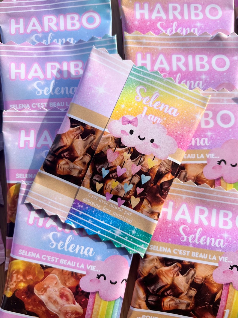 Mini Bonbons Haribo 100% Personnalisés Sur Votre Thème Pour Les ...