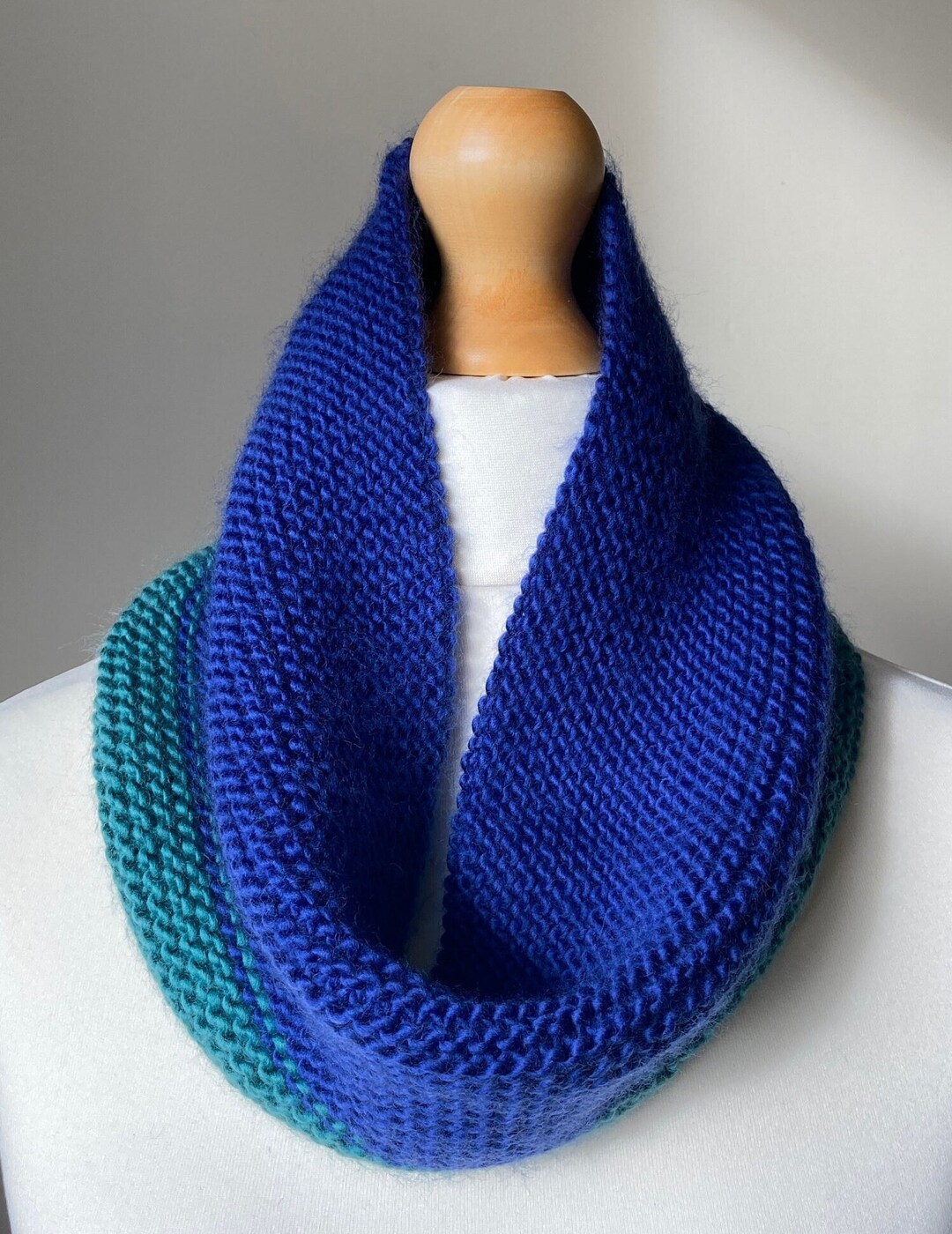 Handknit Soft Merino Wool Cowl - Etsy