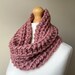 Handknit Cosy Wool Snood - Etsy