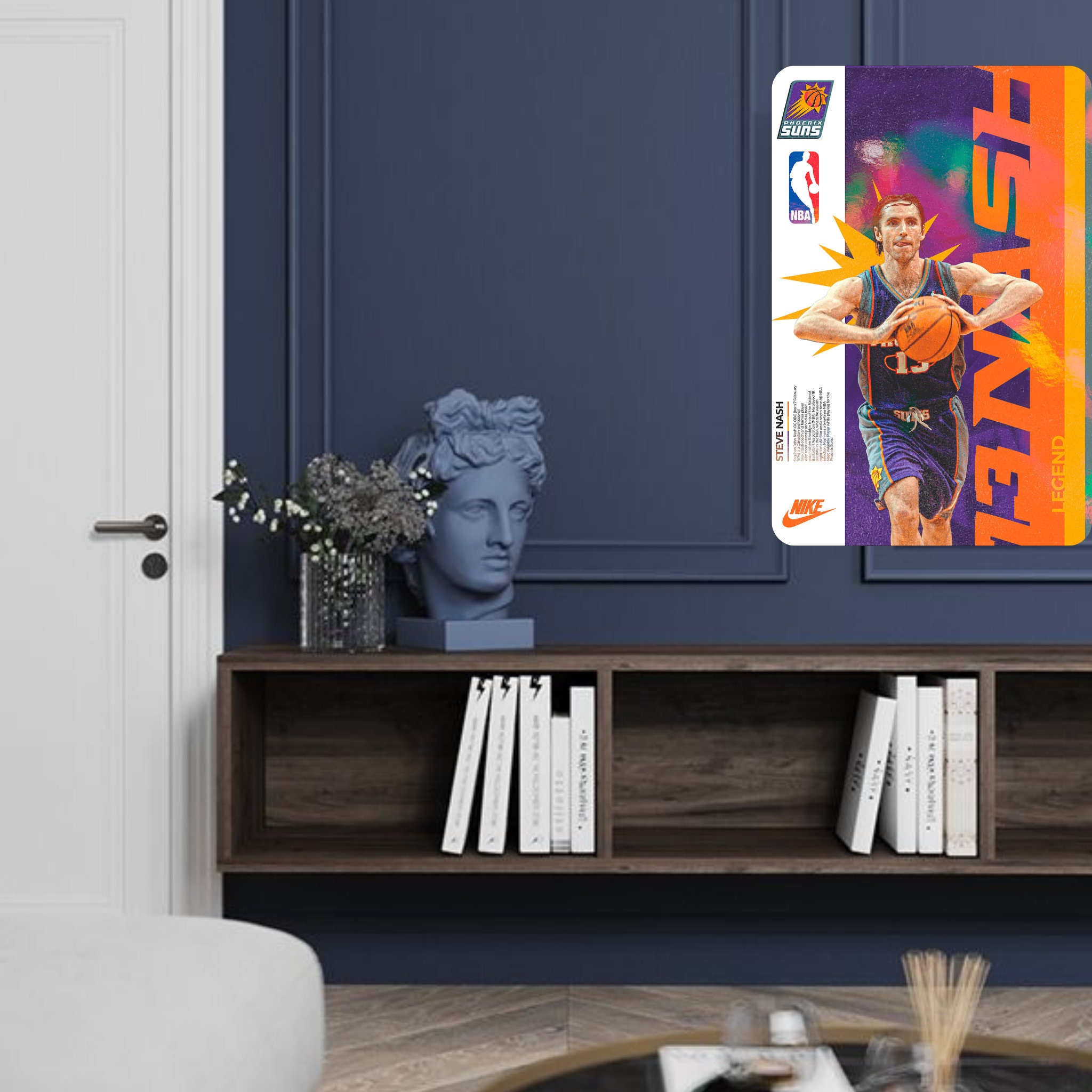 Steve Nash Canvas Wall Art Steve Nash Wall Art Steve Nash Canvas Steve ...