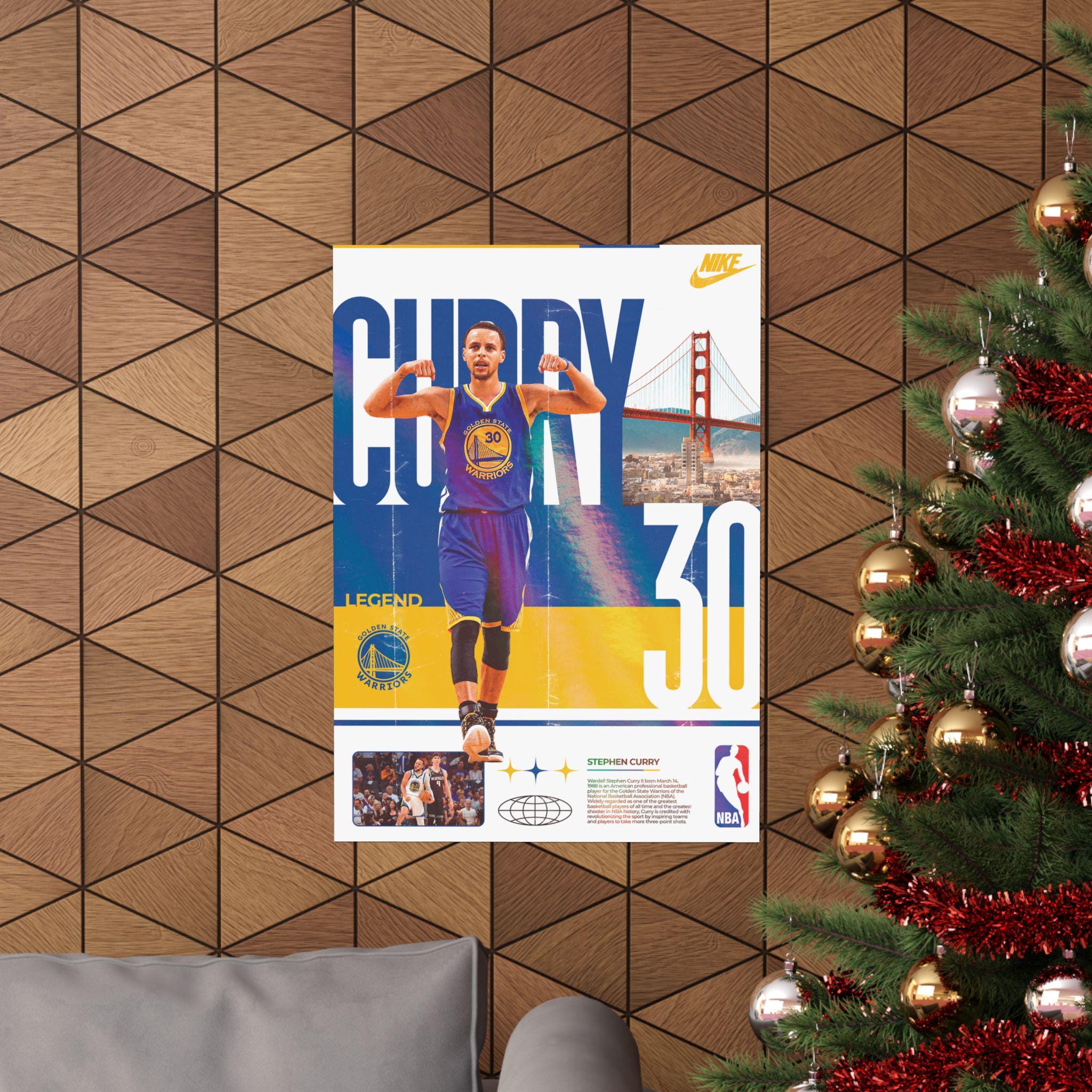 Stephen Curry Poster, Basketball Matte Vertical Posters, Sports Wall ...