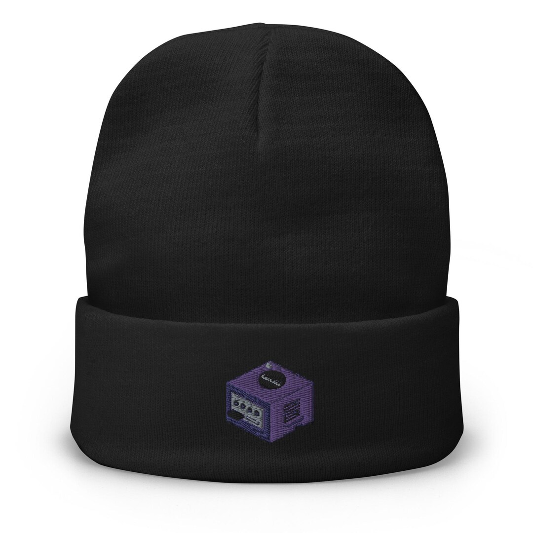 Embroidered Retro Gaming-inspired Gamecube Beanie – Vintage Gaming Hat ...