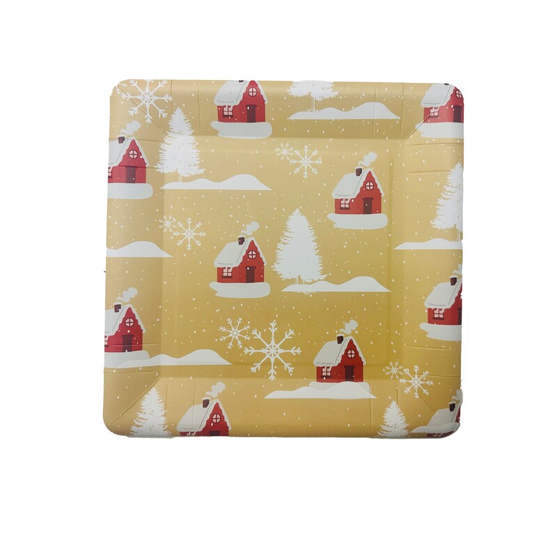 Square Paper Plates - Etsy