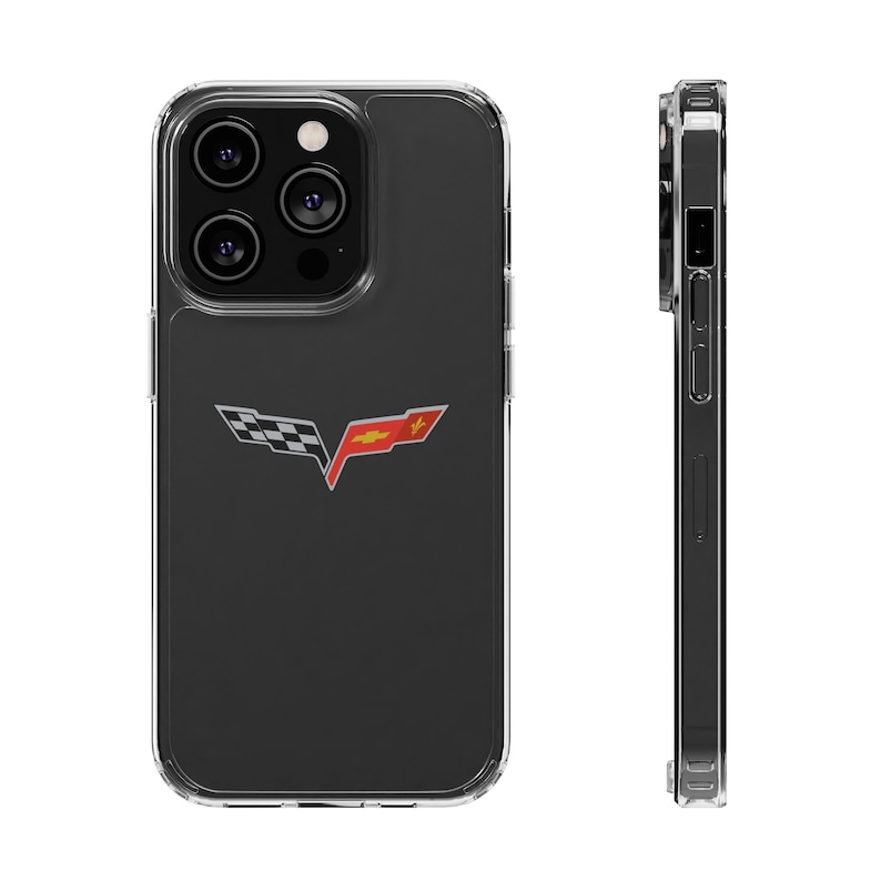 Clear Corvette Logo Phone Case: Protective Car Enthusiast Gift - Etsy