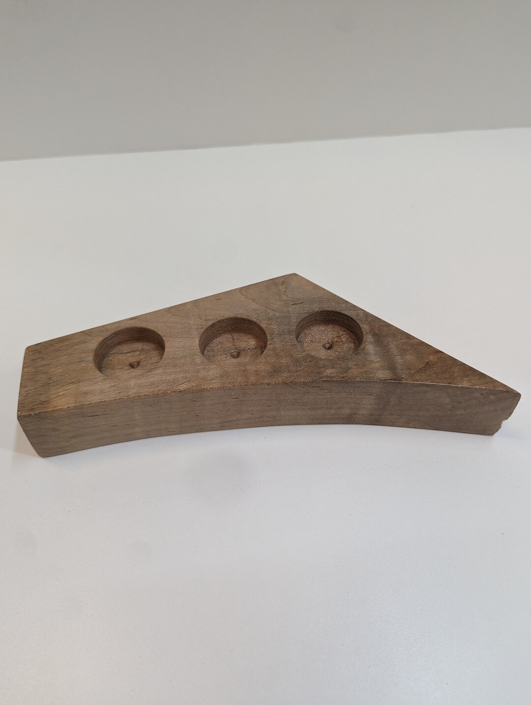Boomerang Inspired Triple Tea Light Candle Holder From Maple Wood - Etsy