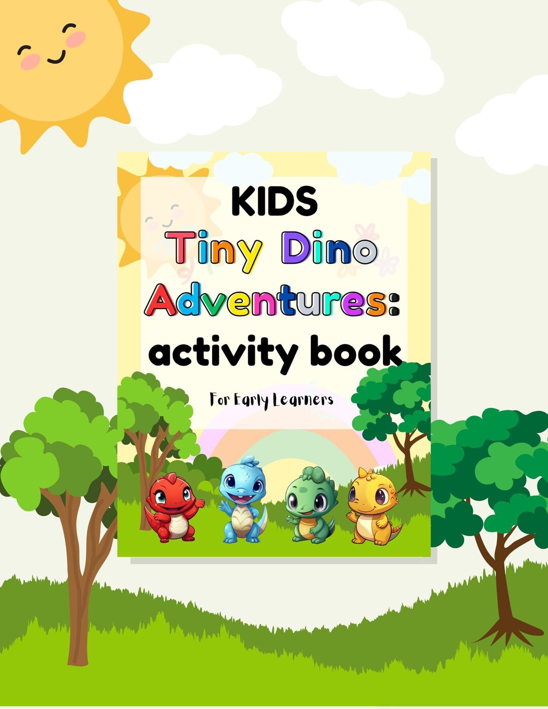 Tiny Dino Activity Book for Early Learners - Etsy
