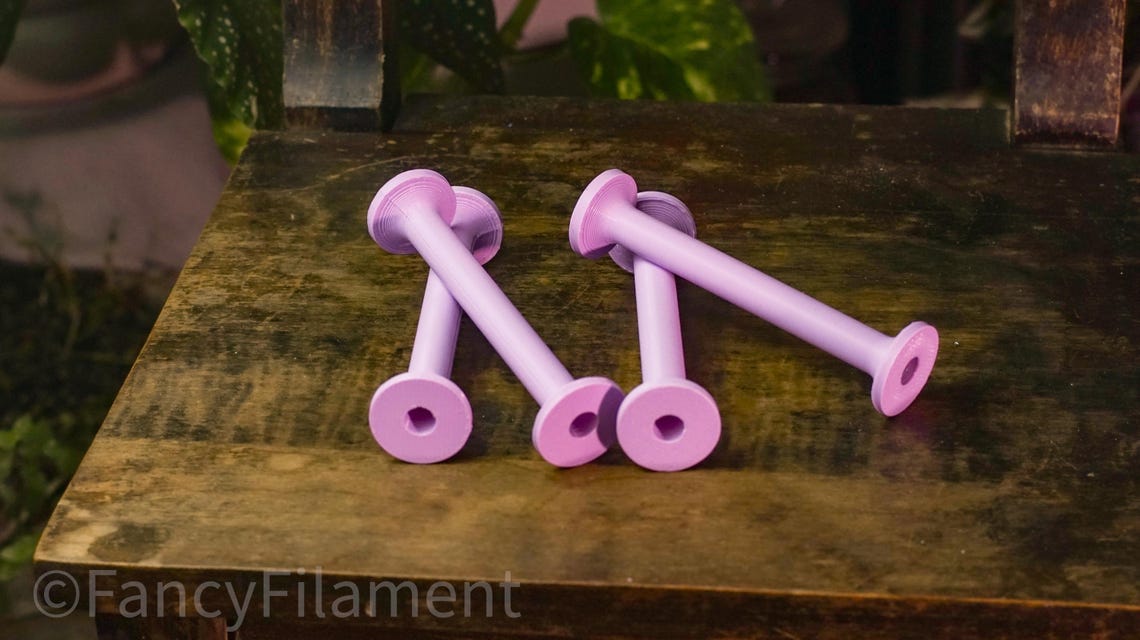 Custom, 4 Inch Weaving Shuttle Bobbins - Light Pink - Etsy