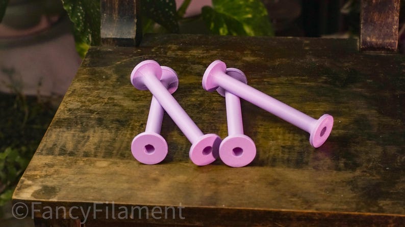 Custom, 4 Inch Weaving Shuttle Bobbins - Light Pink - Etsy