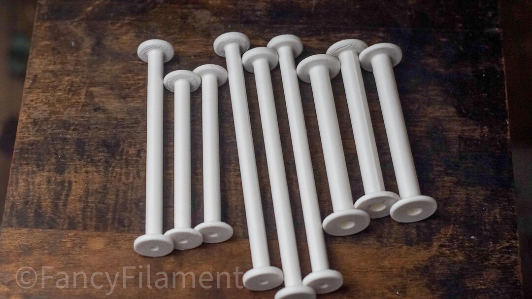 10 Custom 4”, 5”, 6” Weaving Shuttle Bobbins - White, Gray - Etsy