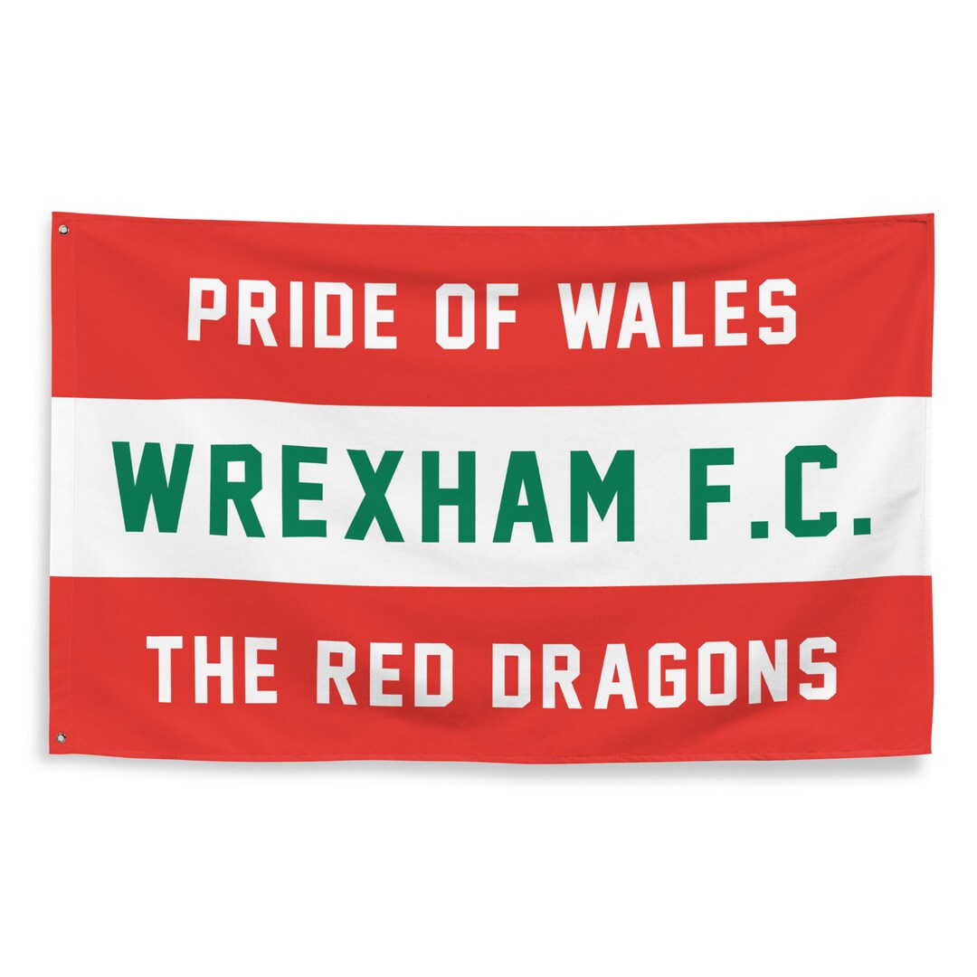 Wrexham FC Football Flag Banner Pride of Wales Racehorse - Etsy