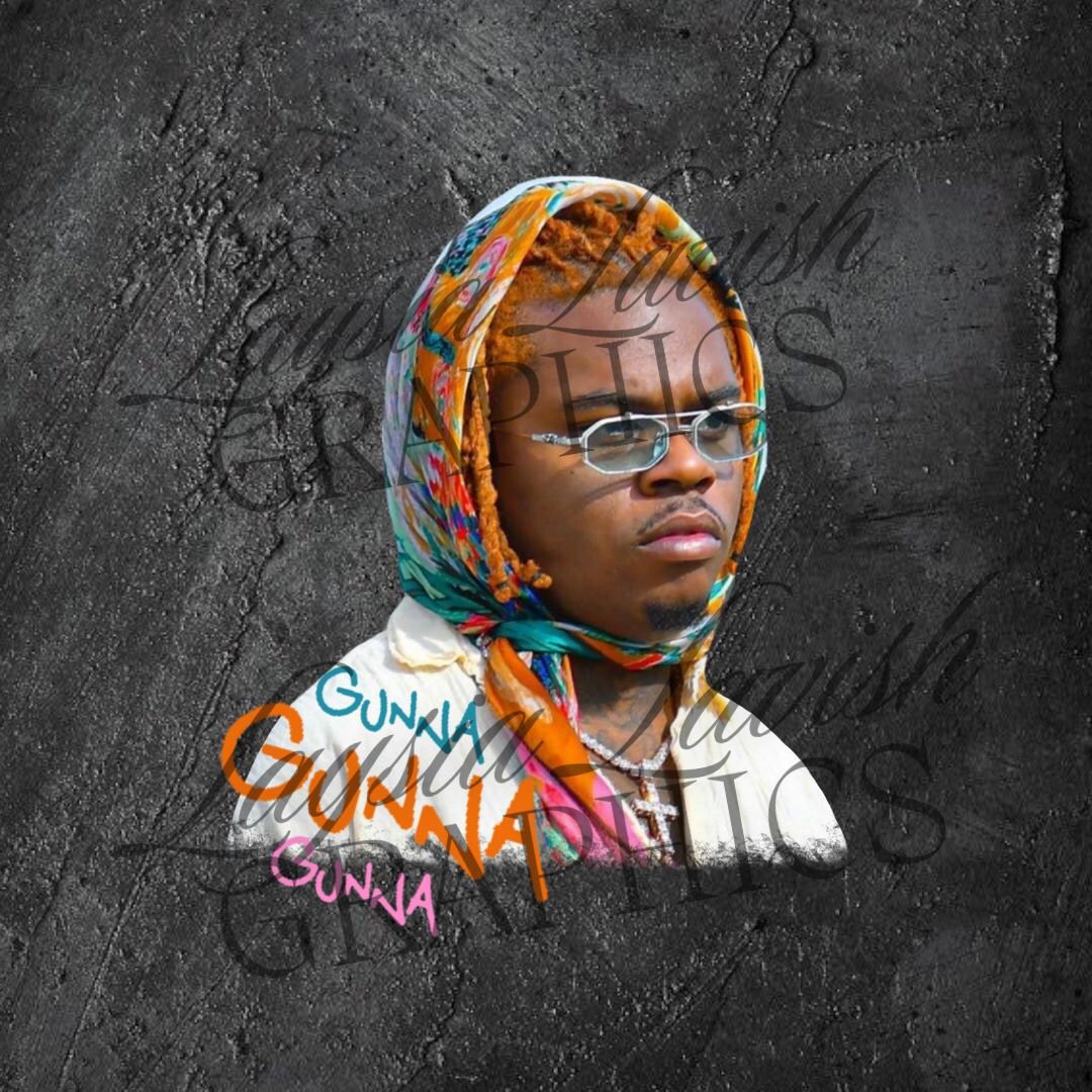 Gunna Graphic T-shirt Design PNG |tee Shirt Design | Instant Download ...