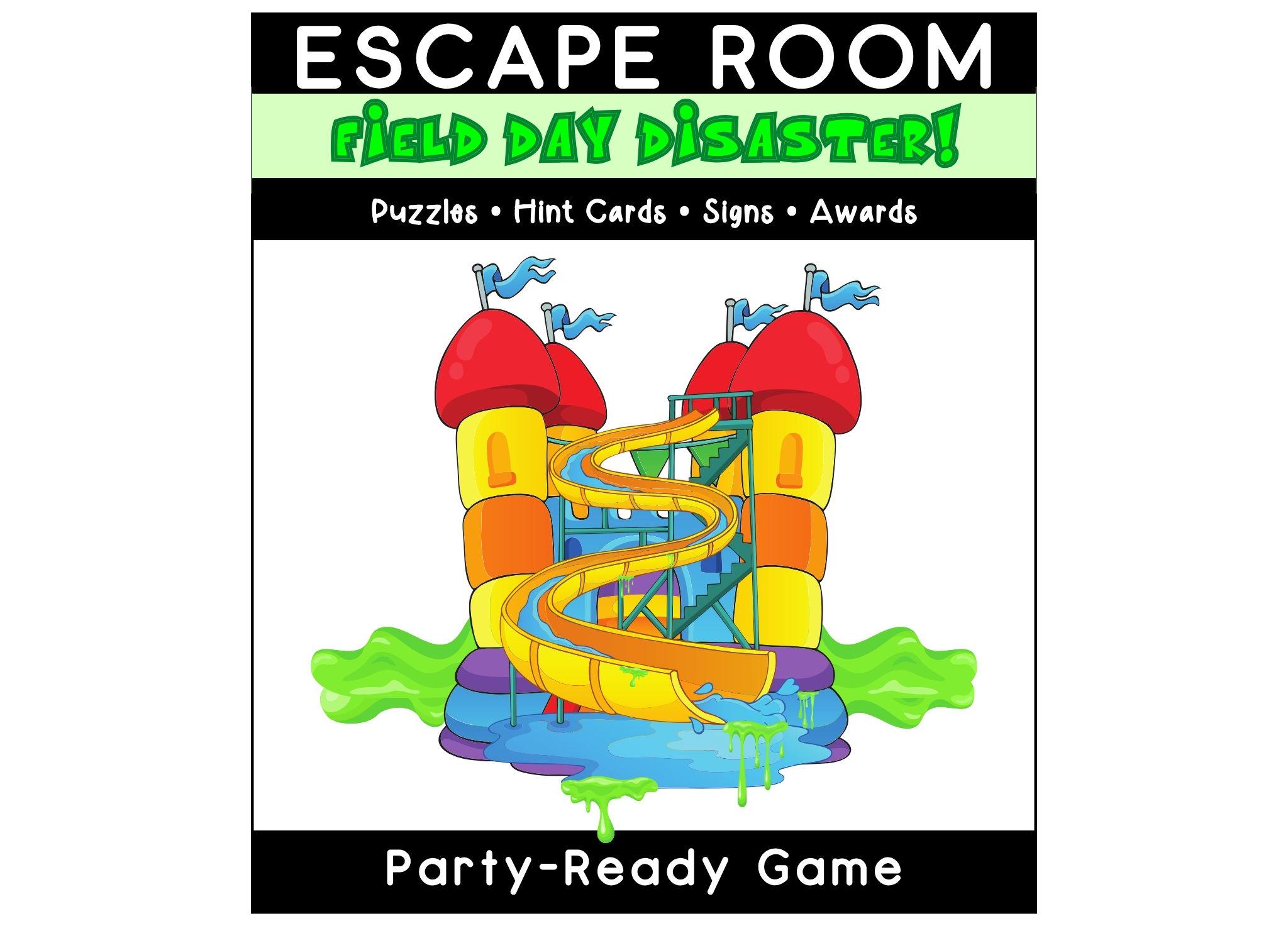 Field Day Disaster Escape Room: Kids Printable Puzzle Game (PDF) - Etsy